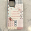 Loveshackfancy Inspired Phone Case, Pink Rose Striped Phone Case ...