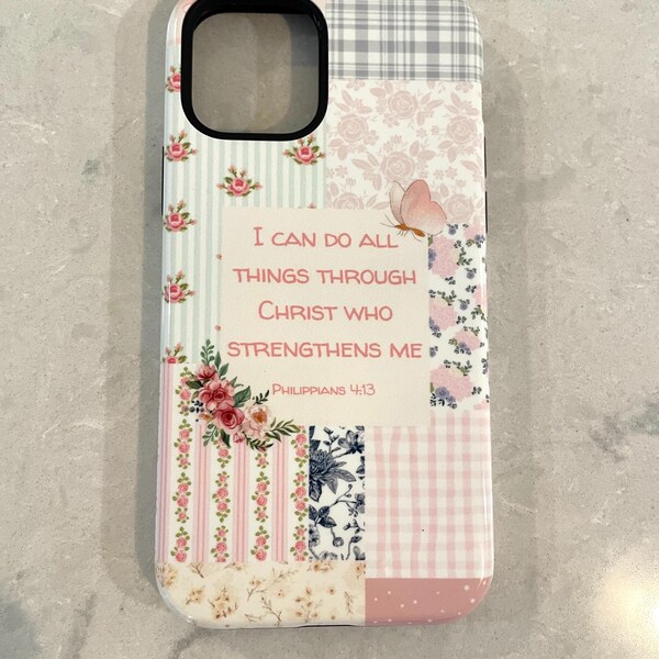 Loveshackfancy Inspired Phone Case, Pink Rose Striped Phone Case ...