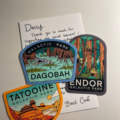 Tatooine Star Wars Sticker National Park Gift Star Wars Sticker Jabba ...