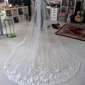Regal Cathedral Wedding Veil 144 Long and Extra Wide - Etsy