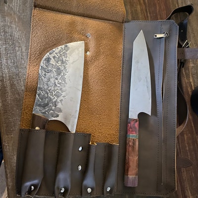 Leather Pocket Knife Roll Pocket Knife Sheath Pocket Knife - Etsy