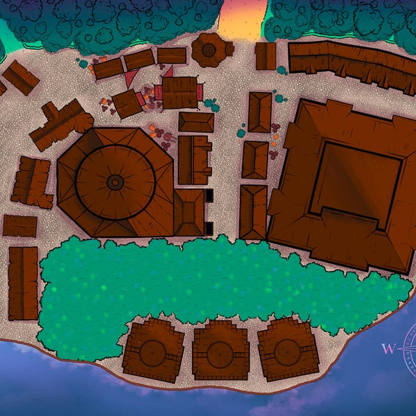 City Town Mapmaking Brushes for Photoshop, Procreate, Seamless Patterns ...