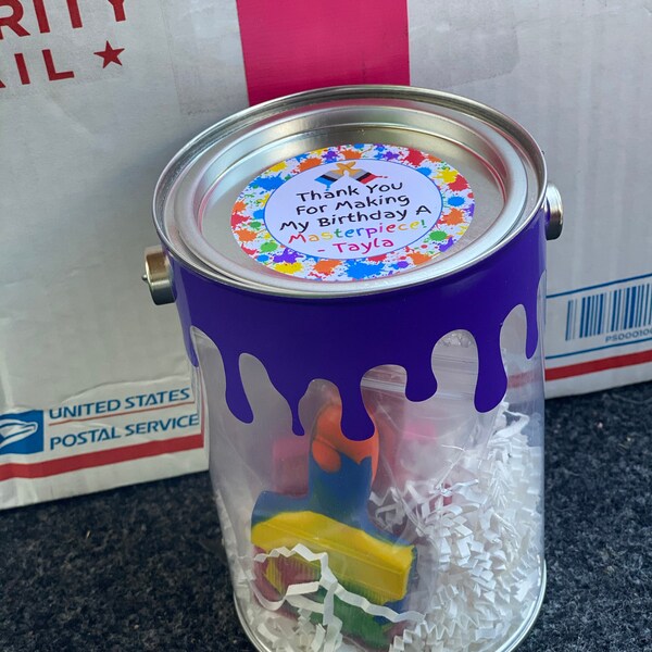 Paint Brush Crayon Bucket Set - Etsy