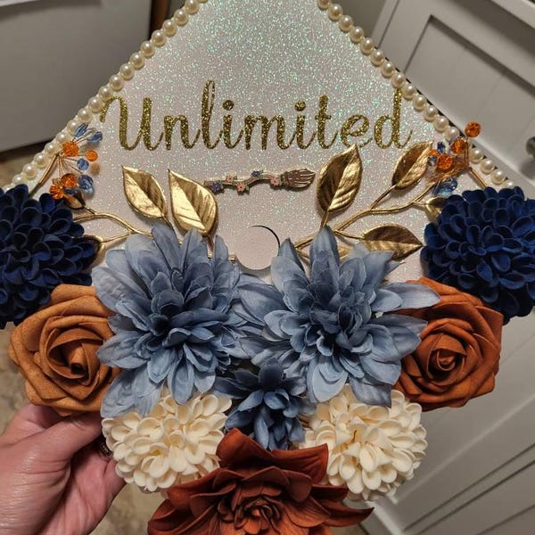 Custom Graduation Cap Topper Personalized Grad Cap - Senior Class of ...