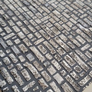 Cobblestone Stencil for Miniatures - Etsy