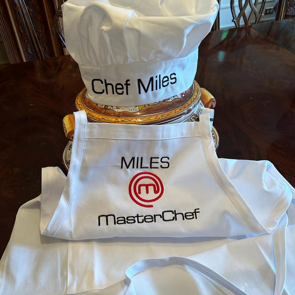 Personalized Chef's Hat in White - Etsy
