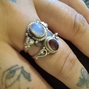 Silver Swirl Ring / Long Scroll Ring / Long Finger Heavy Swirl / Silver ...