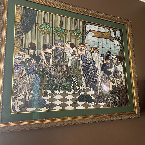 1920s Art Deco Original Art Prints. Fine Art Prints. Vintage Style Art ...