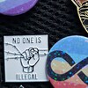 No One is Illegal Lapel Pin, Immigration Rights Lapel Pin, Immigrant ...