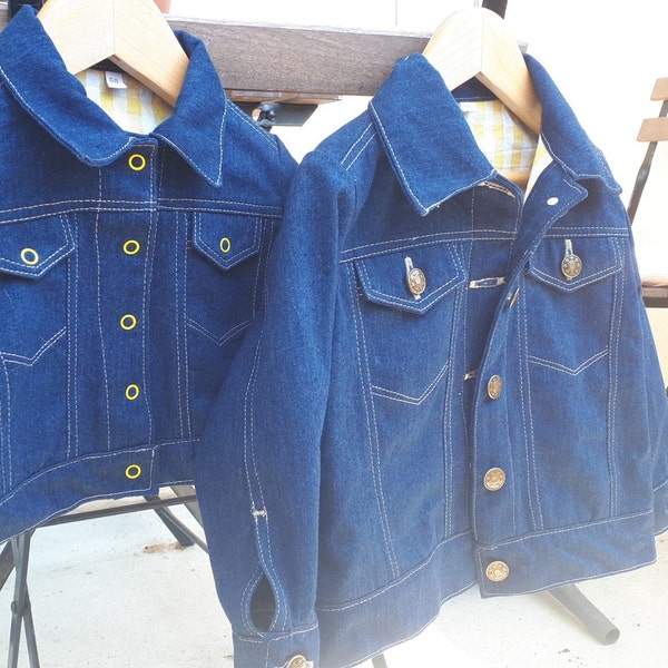 Kids Street Jacket PDF Sewing Pattern ~ Unisex Boys Girls Denim Jacket ...