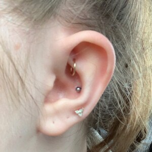 Rook Earring Gold Rook Jewellery Rook Piercing Rook Ring Rook Piercing ...