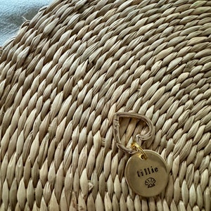 Simple Custom Hand Stamped Dog Tag, Dog Tags for Dogs, Pet Id Tag ...