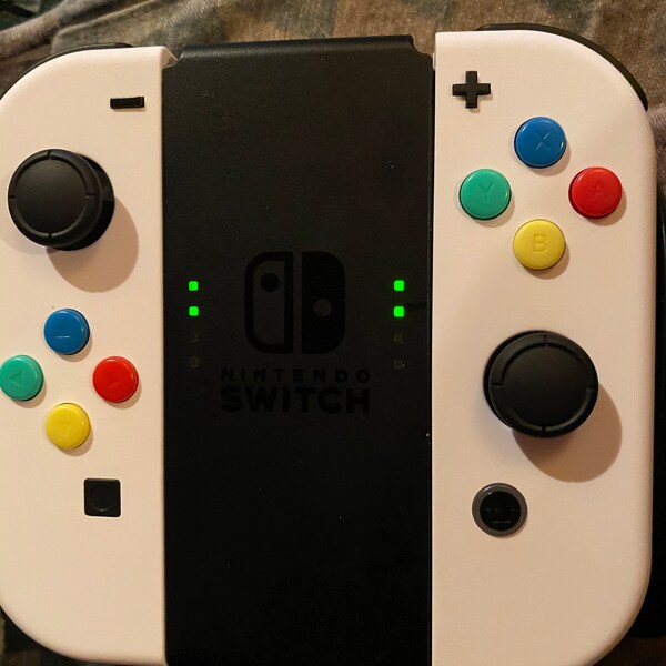 New Custom Nintendo Switch White D-pad Joy-con Controller! - Etsy