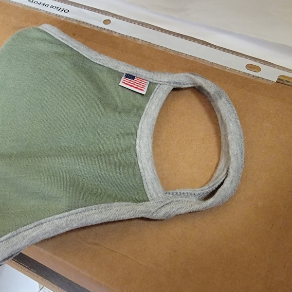 Adult Unisex Face Masks \ Washable Cloth Masks Made in the USA\ 2-ply ...