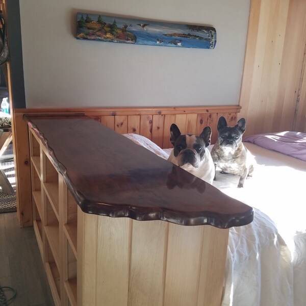 Black Walnut Extra Large Live Edge Slabs - up to 104" Long and 22" Wide ...