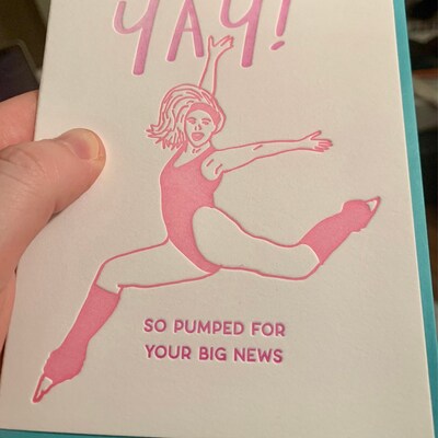 Kiss mwah Letterpress Card Valentine Lips Neon XOXO Pink - Etsy