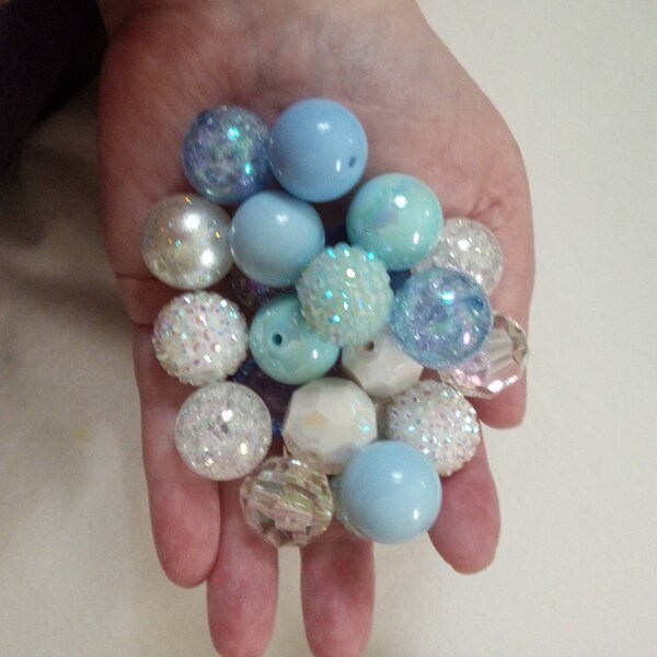 Huge Bubblegum Beads Wholesale Mix, Variety Pack Bead Mixes, 20mm Beads ...