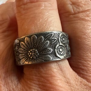 Vintage Mickey Mouse Stainless Steel Spoon Ring Vintage Bonny Disney ...