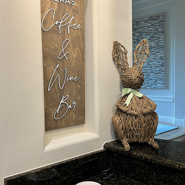 Pallet Sign - Coffee Bar Sign - Custom Wood Sign - 3D Sign ...