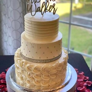 Mr and Mrs Cake Topper, Custom Wedding Cake Topper, Rustic Wedding Cake ...