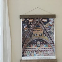 Wooden Magnetic Poster Print Holder // Rail Frame // Custom Sizing ...