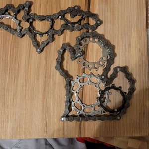 Bicycle Chain Christmas Star Ornaments, Cyclist Gift, Bicyclist Gift ...