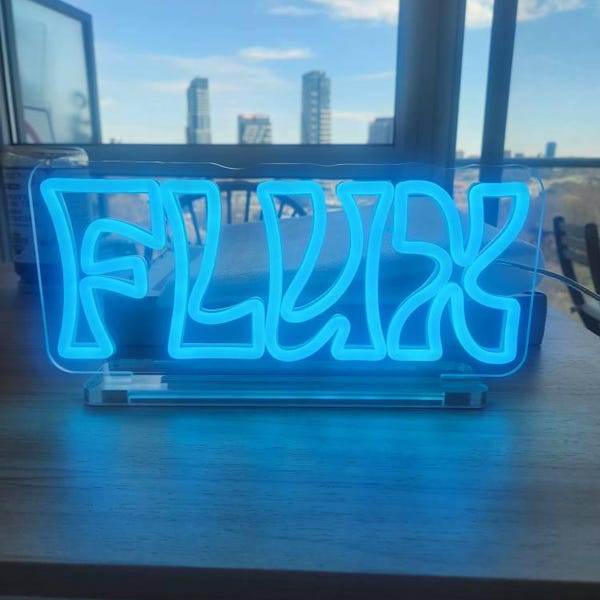 Custom Gothic Name Neon Sign, Old English Font Sign, Custom Name Neon ...