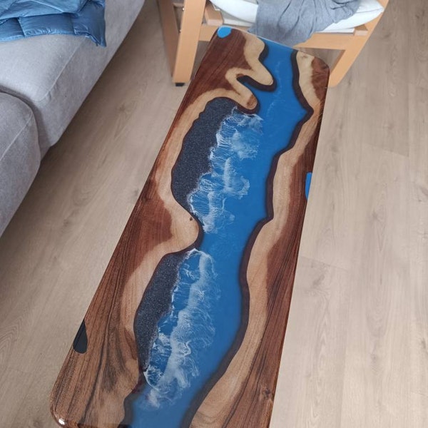 Custom Unique Epoxy Resin Dining Table, Epoxy Counter Top, Resin Coffee ...