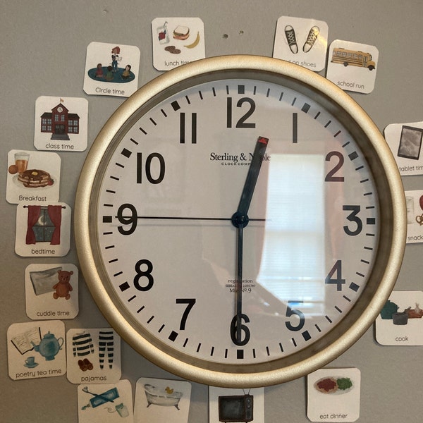 Editable Daily Rhythm Cards and Visual Schedule - Etsy