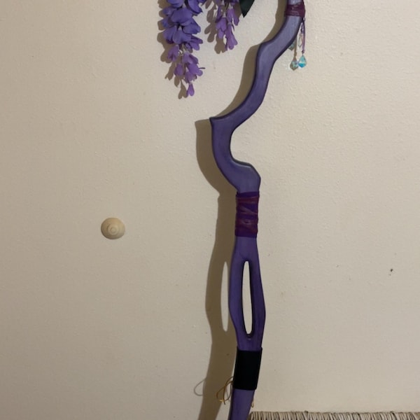 Staff Sigil of the Earth, Druid Staff, LARP Cosplay, Magic Wand ...