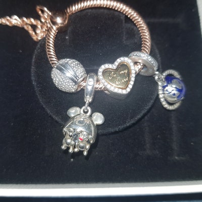 PANDORA Disney Epcot Theme Park Spaceship Earth/monorail Sterling ...