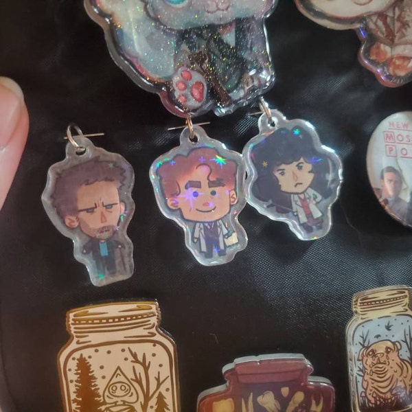 1.5 Inch House MD Glitter Acrylic Charm Keychains - Etsy