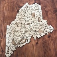 The Maine Puzzle - Etsy