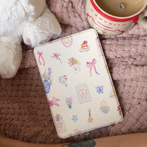 Girly Doodle Kindle Case 12th 2024 All New Kindle Paperwhite Cute ...