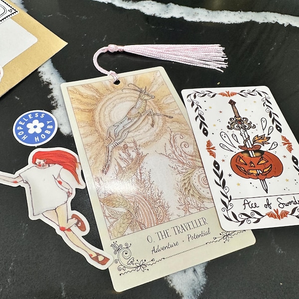 Intuitively Chosen Animal Tarot and Oracle Card Bookmark | Bookish ...