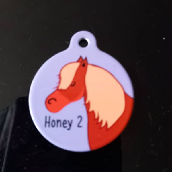 Equestrian Horse ID Tag - Personalised Horse Bridle Tag - Horse Gifts ...