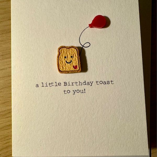 A Little Birthday Toast to You! / Luxury Card - Etsy Australia
