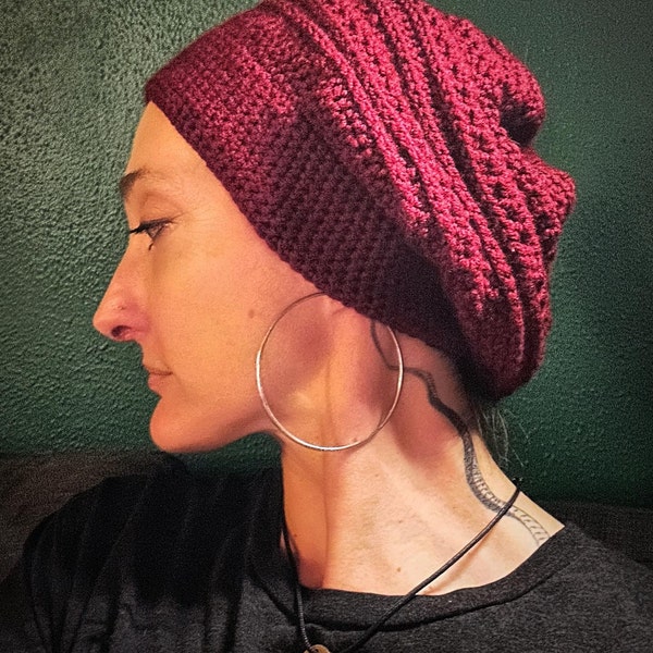Slouch Hat Crochet Pattern: Marion Slouch Crochet Pattern PDF | Slouchy ...