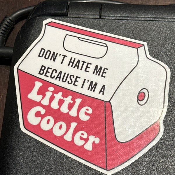 Little Cooler Vinyl Sticker, Vinyl Decal Sticker for Laptops, Cars ...