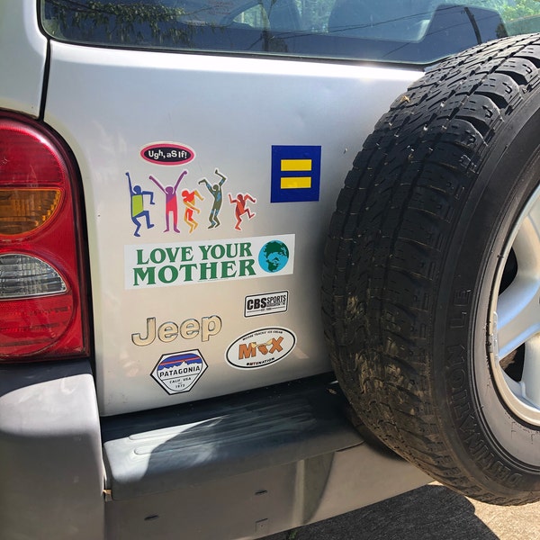 Love Your Mother - Bumper Sticker / Decal or Magnet - Etsy