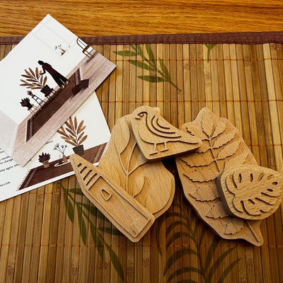 Fabric Stamp Fir Print Fir Tree Stamp Christmas Stamp - Etsy