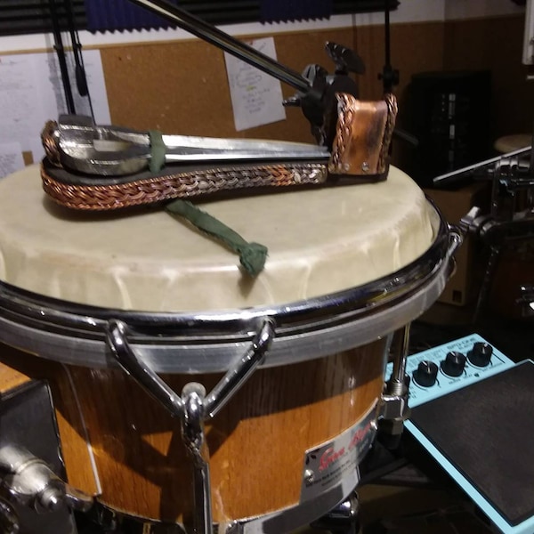 Handforged mini Crow Jew's Harp With Braided Reed and Wooden Case ...