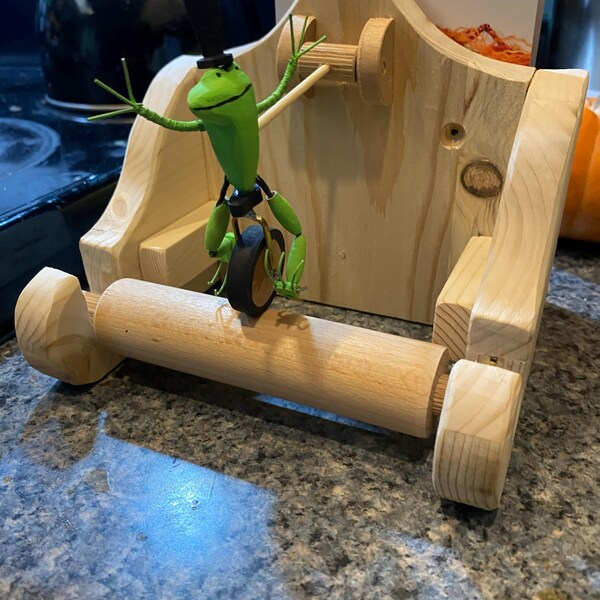Shrimp Playing the Trumpet, Wooden Automaton - Etsy