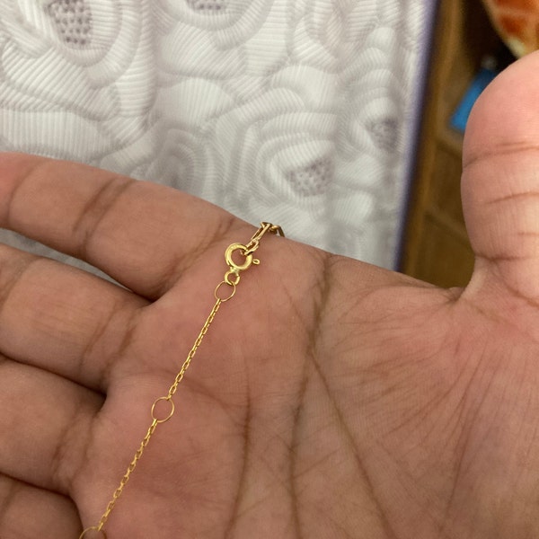 Adjustable Necklace Extender * 14K Necklace Extender * Silver Bracelet ...