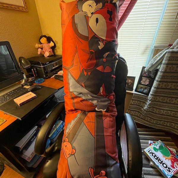 Helluva Boss Stolas Big Dakimakura. Furry Soft Body Pillowcase 2 Side ...