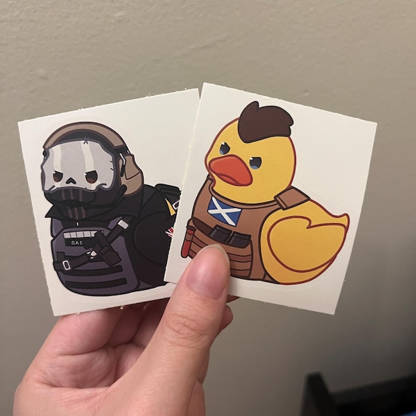 CODMW Duckies - Matte Vinyl Stickers - Etsy