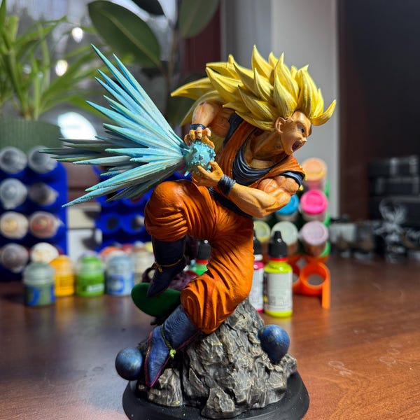Samurai Vegito STL File for 3D Printing High-quality 3D Model Digital ...