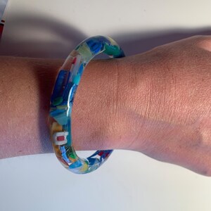 Recycled Ocean Plastic Hammered Statement Ring, Eco-friendly, Upcycled ...