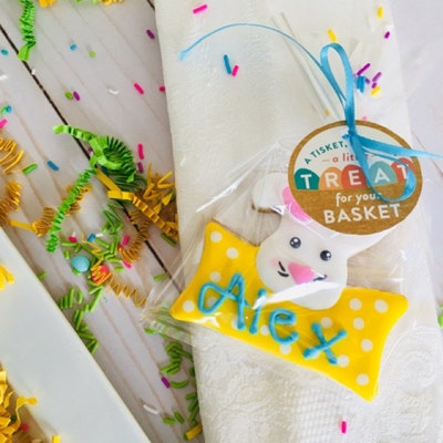 A Tisket, A Tasket, A Little Treat for Your Basket Easter Gift Tag for ...