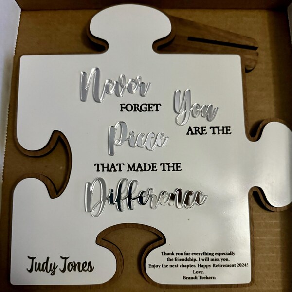 Teacher Recognition Gift, Teacher Appreciation, Educator Gift ...